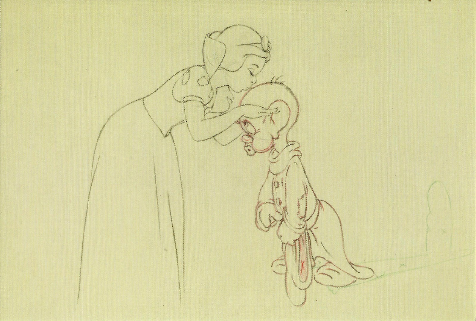 SNOW WHITE AND THE SEVEN DWARFS, CLEAN UP ANIMATION BY JACK CAMPBELL | eBay