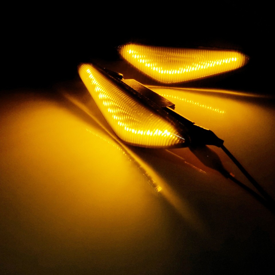 For BMW X5 E70 X3 F25 X6 E71 LED Side Indicator Repeater Light Amber 2 ...