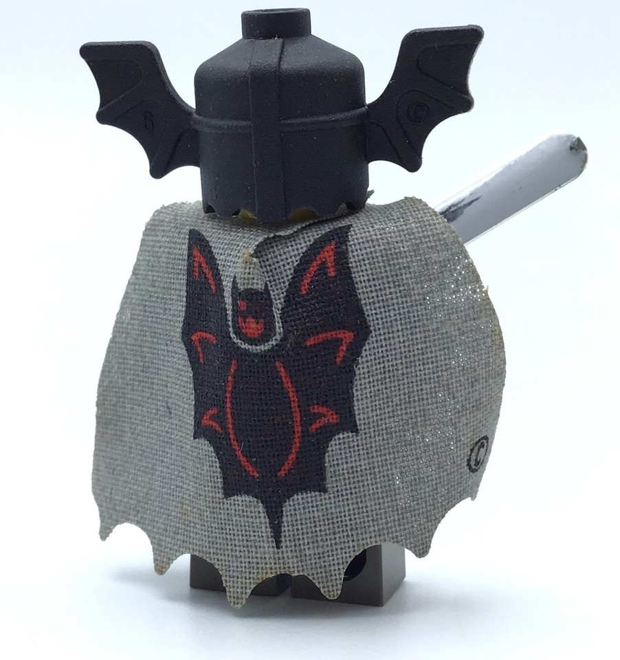 LEGO BAT LORD KNIGHT MINIFIGURE VINTAGE CASTLE FRIGHT KNIGHT FIG W ...