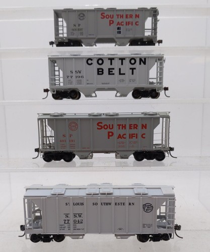HO Scale Assorted Covered Hopper Cars [4] EX | eBay