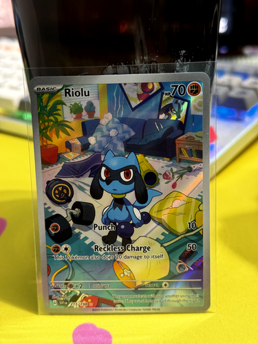 Riolu 215/198 Scarlet & Violet Base Set Illustration Rare - NM ...