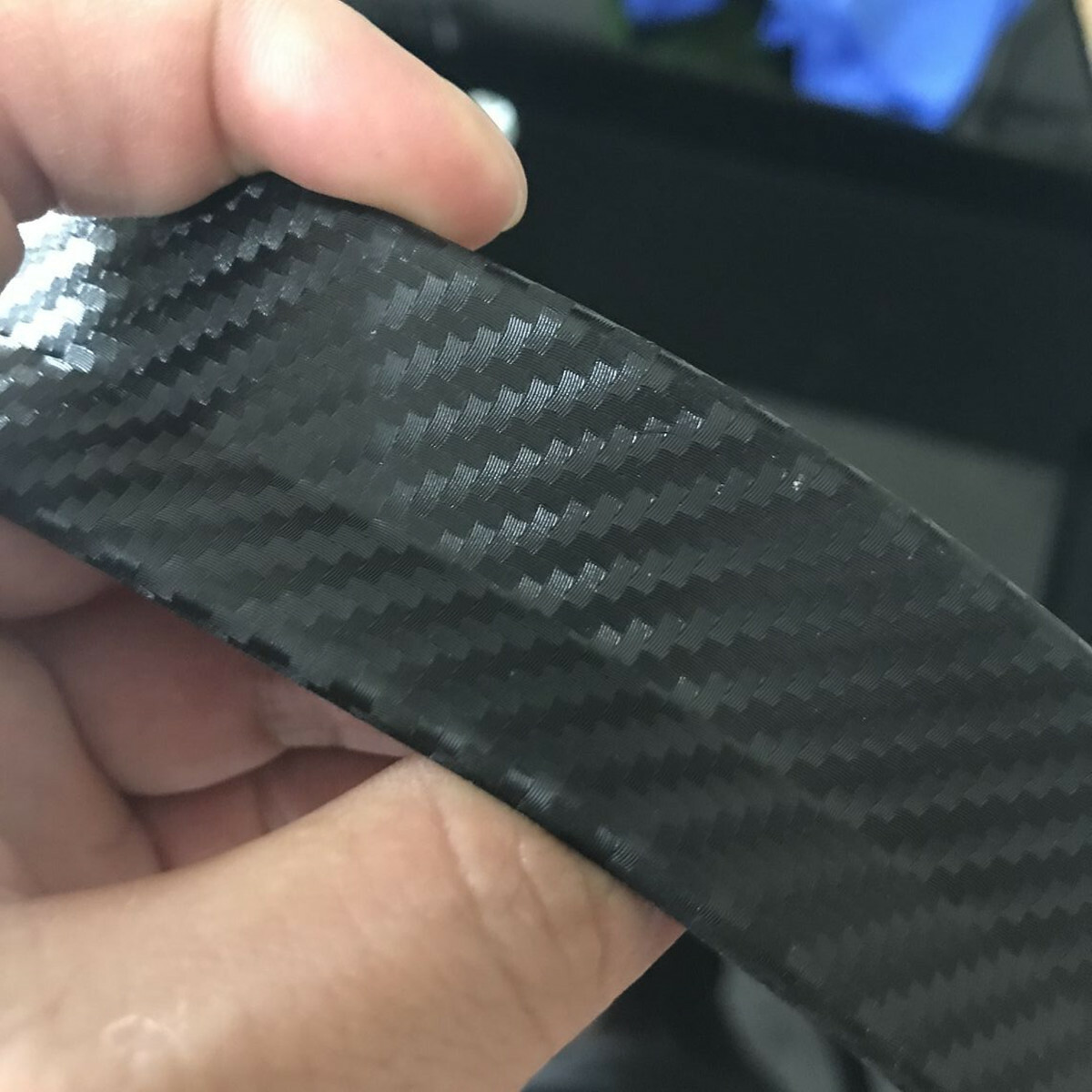 1.2M 3D Carbon Fiber Color Wing Lip Spoiler Trim For Car SUV Rear Roof ...