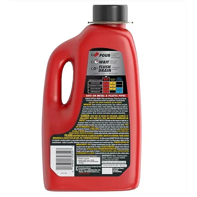 Drano Max Ultra Gel Clog Remover (80 fl. oz, 2 pk.) | eBay