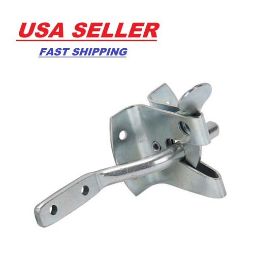 Gate Latch, Self-Locking, Automatic Grab, Wood Fence, Gate, Post ...
