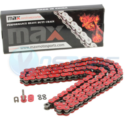 Red 520x104 O-Ring Chain & Master Link 1987-2006 Yamaha Banshee 350 ...