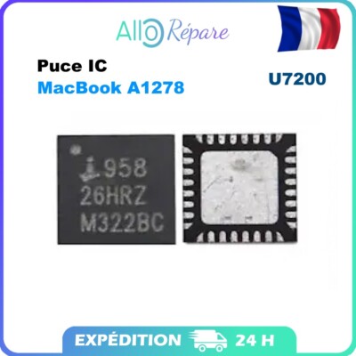 Macbook air 13 "A1278 Puce IC U7200 SMC 51125 Chip ICS | eBay