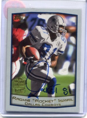 2013 Topps Archives - RAGHIB ROCKET ISMAIL - Fan Favorites Autograph ...