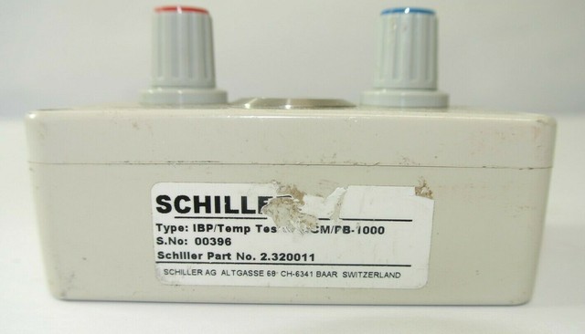 Schiller America Tester LCM/PB-1000 IBP Temp Test Multiparameter for ...