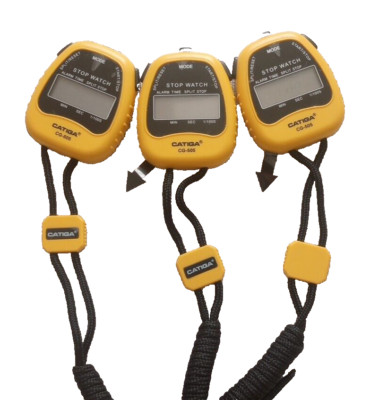 3 Catiga Electronic Stopwatchs CG-505 12/24 Hour Format With Adjustable ...