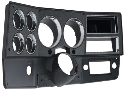 84-87 Chevy/GMC C10 Truck Black & Chrome Dash Bezel Without A/C | eBay