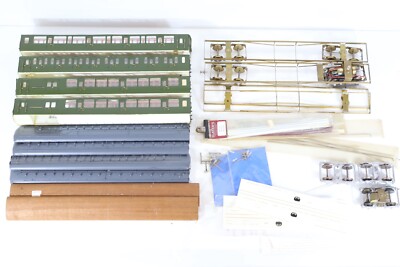Kit Build O Gauge Wooden 4 Car DMU Kit with Brass Fittings and Bogies ...