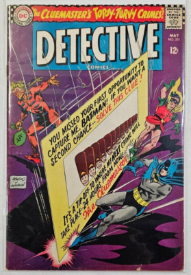 1966 Detective Comics #351 - DC Comics - Key - 1st Cluemaster - Vintage ...