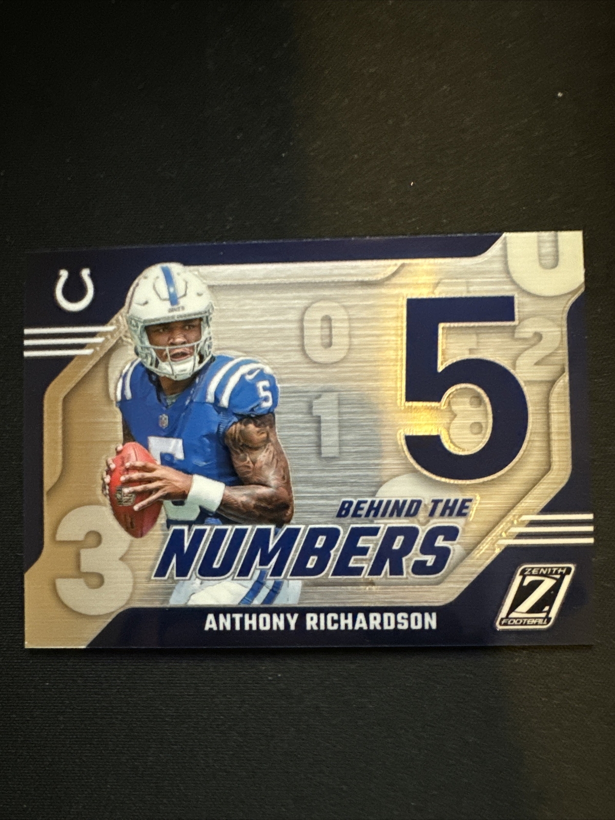 2023 PANINI ZENITH ANTHONY RICHARDSON #2 ROOKIE COLTS RC NFL BEHIND THE ...