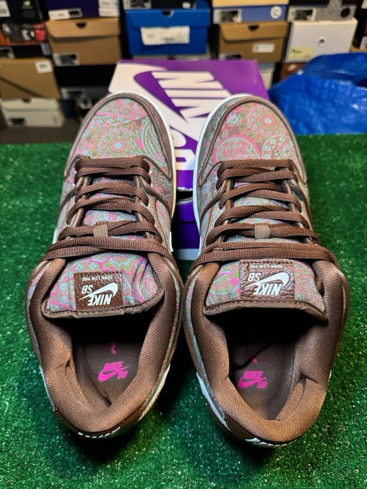 Nike SB Dunk Low Pro Paisley Brown, Size 12, Lightly Worn With Box ...