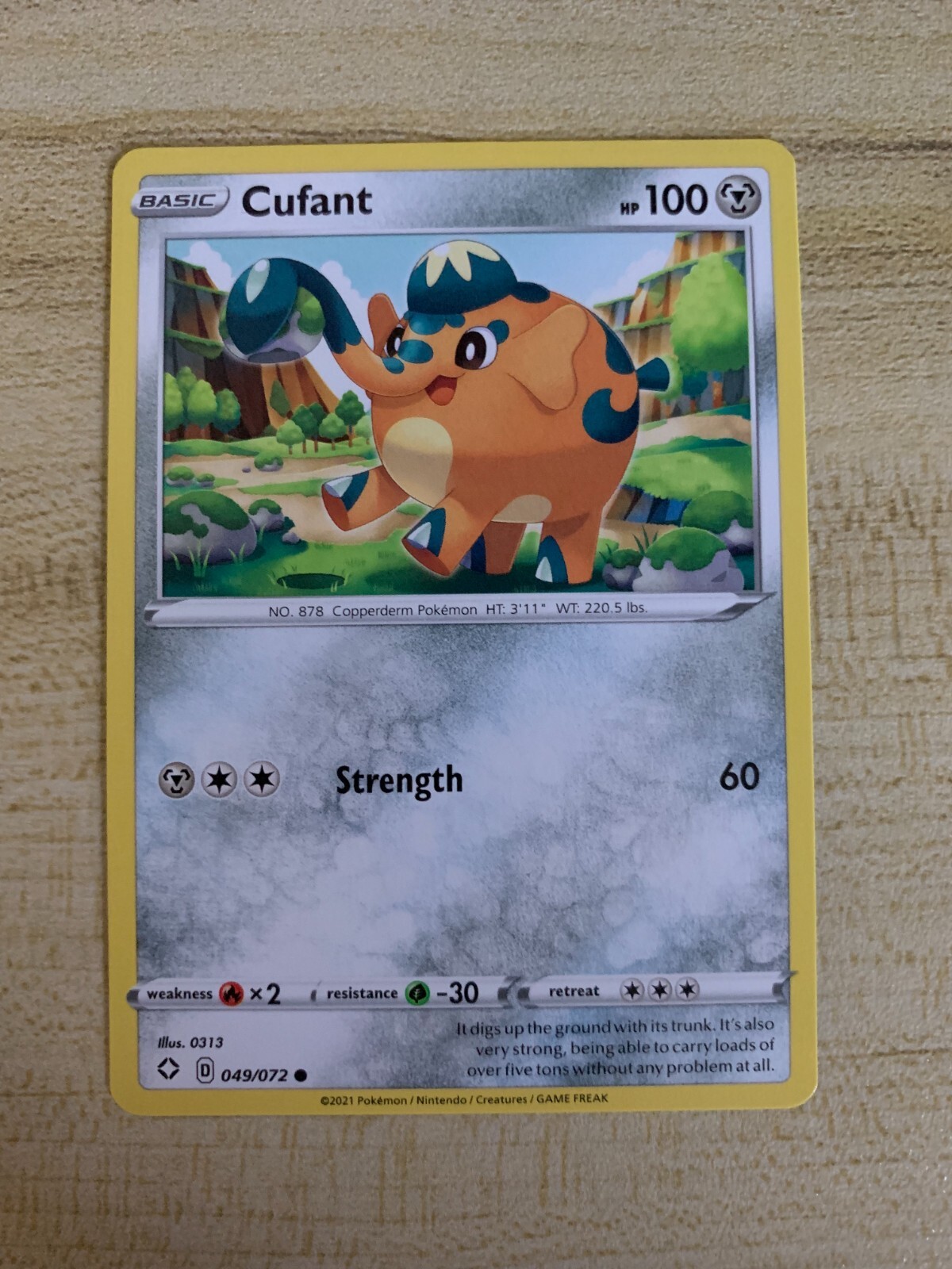 Cufant 49/72 - Shining Fates - Common - Pokemon Card TCG | eBay