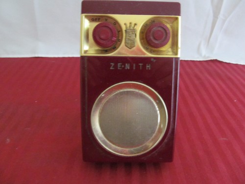 Zenith Royal "500" Long Distance All Transistor Radio Red | eBay