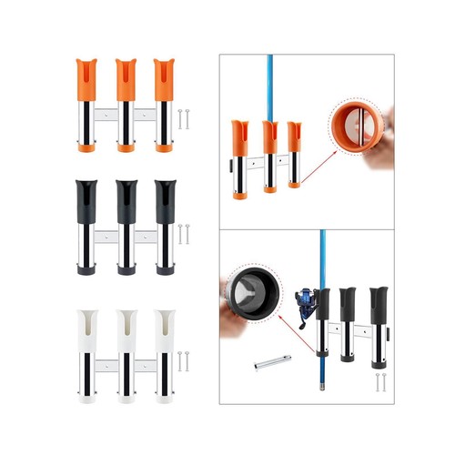 3 Line Fishing Rod Holder Pole Rest Lightweight Fishing Tackle Tool ...