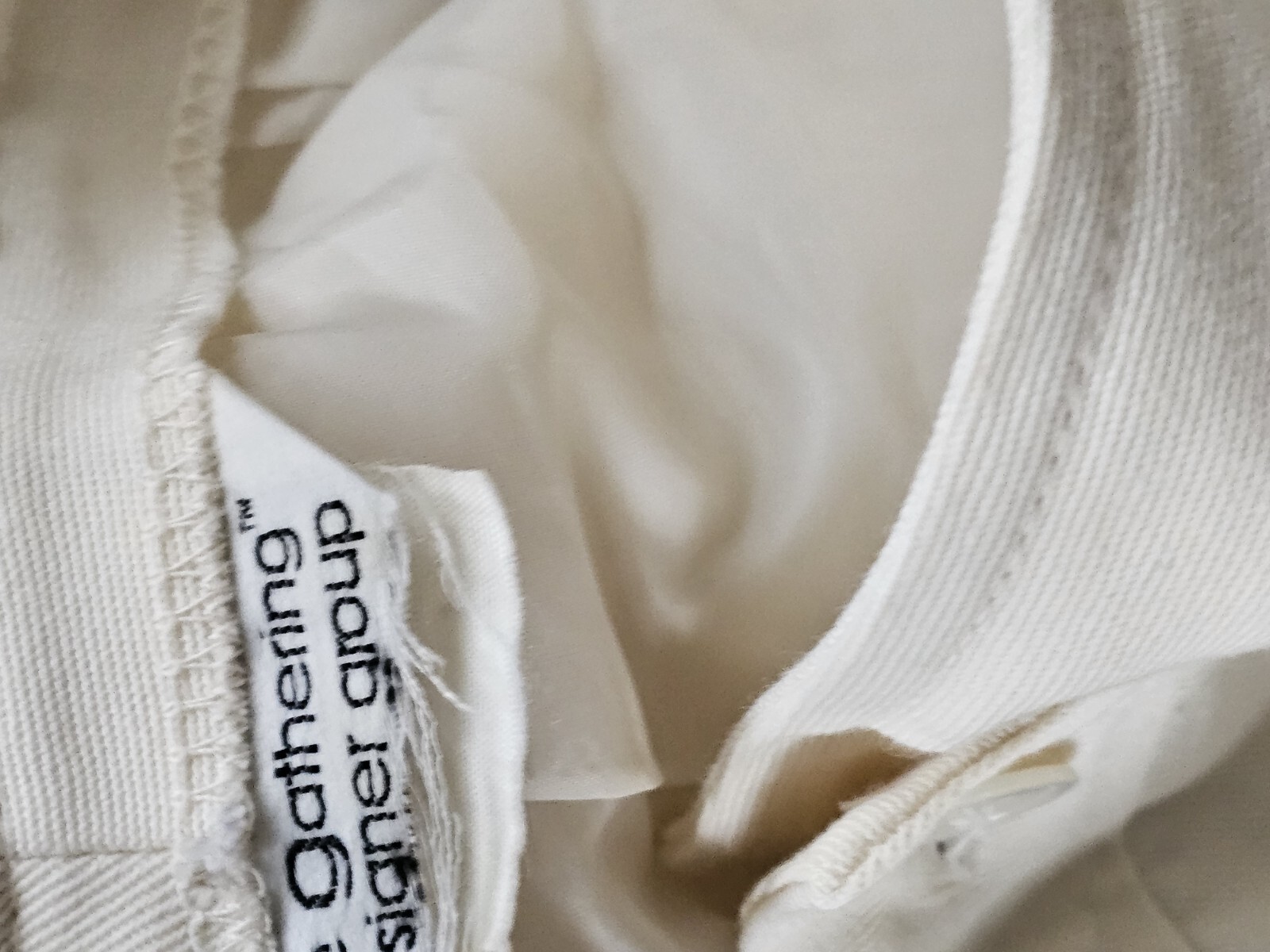 Vtg The Gathering Designer Group Lined Dress Women's Pants 28" Waist ...