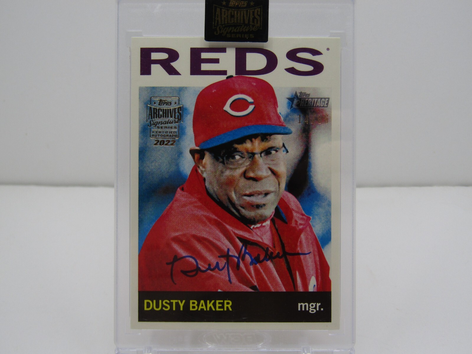 DUSTY BAKER 2022 TOPPS ARCHIVES SIGNATURE SERIES AUTOGRAPH AUTO #14/86 ...