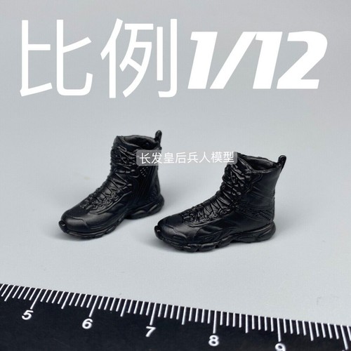 Hot Toys 1/12 Scale Soldier Boots Fit 6" Male/Female PH TBL Action ...