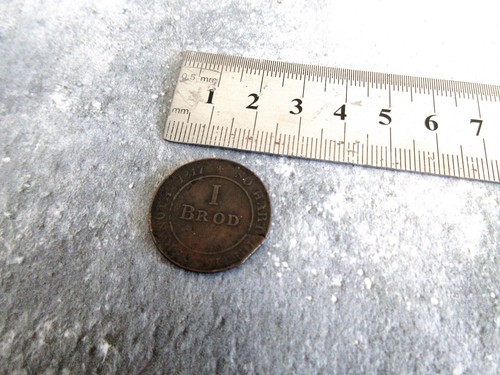 Antique German 1817 Famine 1 Brod Bread Token Coin | eBay UK