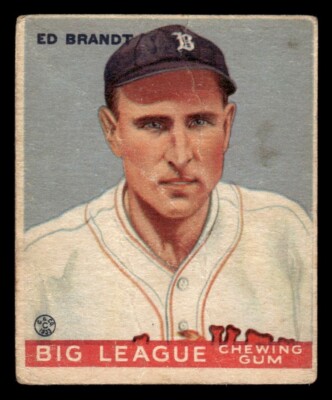 1933 Goudey Baseball #50 Ed Brandt PR | eBay