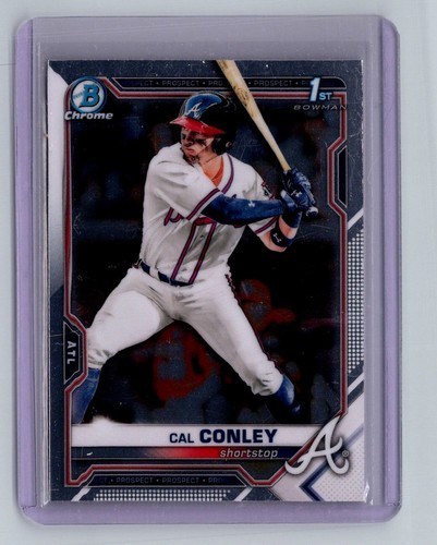 2021 Bowman Draft Chrome Cal Conley Atlanta Braves #BDC-70 | eBay
