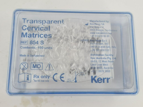 Kerr Transparent Cervical Matrices Ref 854 S | eBay