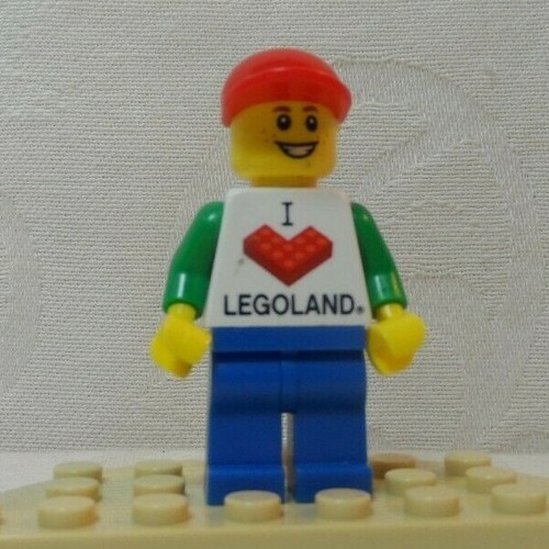 Lego LEGOLAND Park Male Minifig Lot: Figure I brick love Legoland | eBay