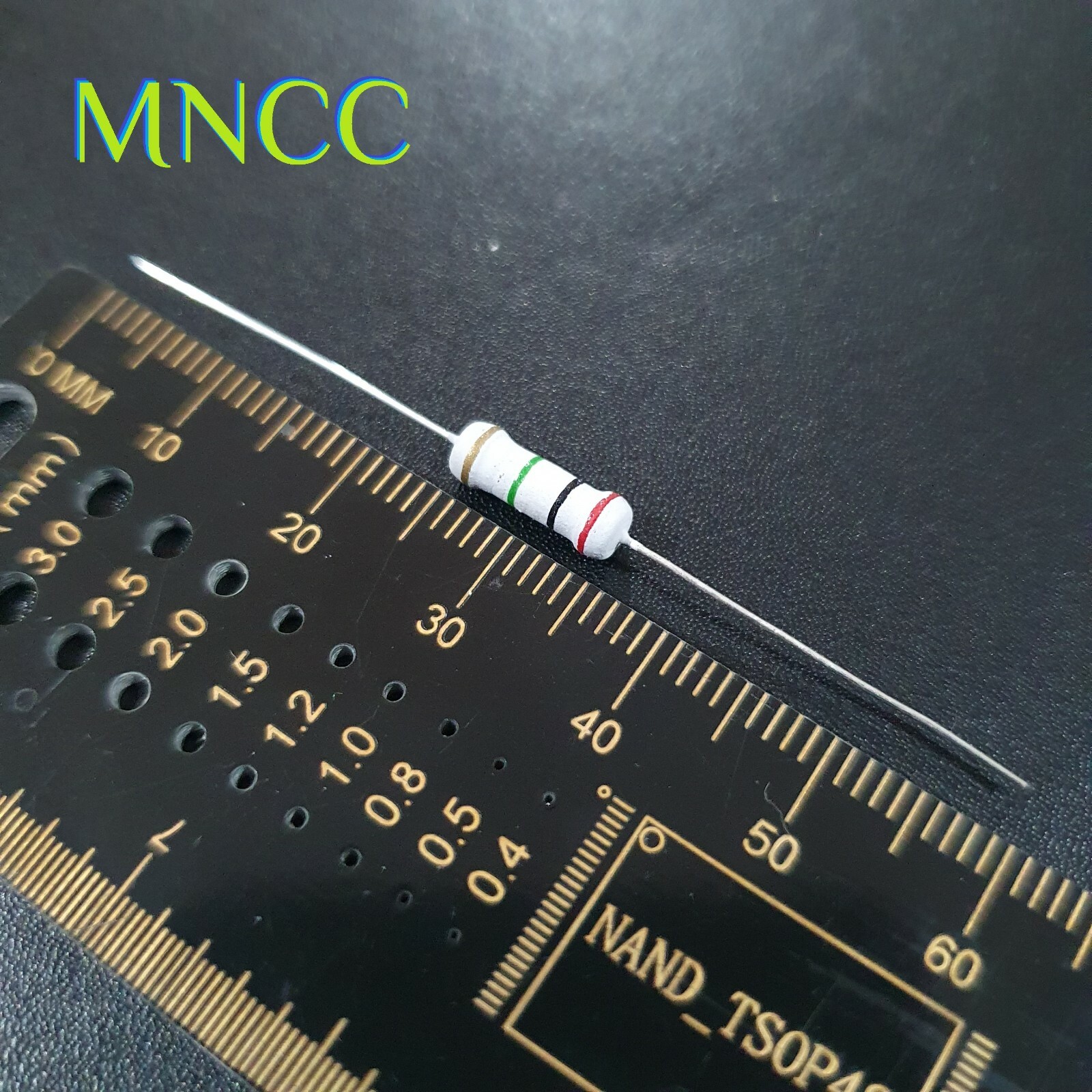 1 Watt 2MΩ - 2M Ohm Metal Oxide Film Fixed Resistor MOX 5% 1W 11mm ...