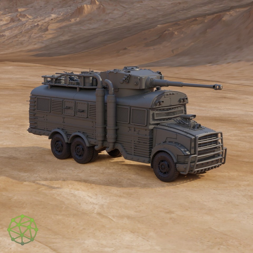 Armored Bus | Post Apocalyptic | Car Wars | Gaslands | Scale Mini | eBay
