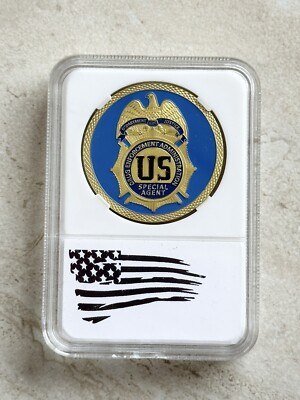 DEA UNITED STATES DRUG ENFORCEMENT ADMINISTRATION Challenge Coin 40mm ...