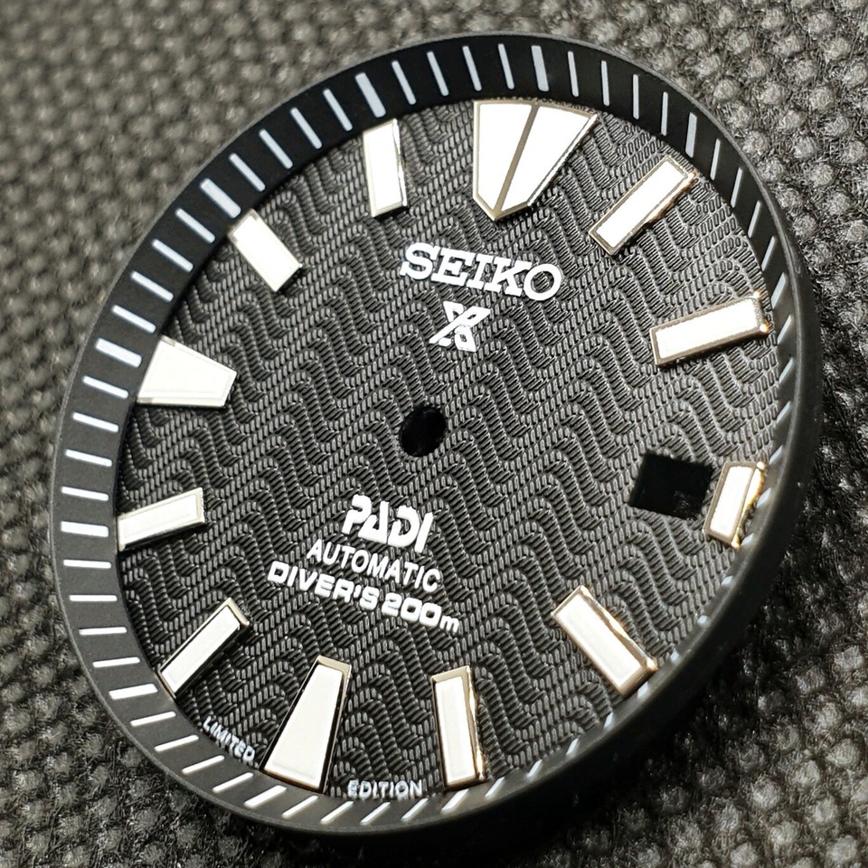 PADI SAMURAI PROSPEX Dial DEEP WAVE Black for NH35 NH36 4R35 4R36 7S26 ...