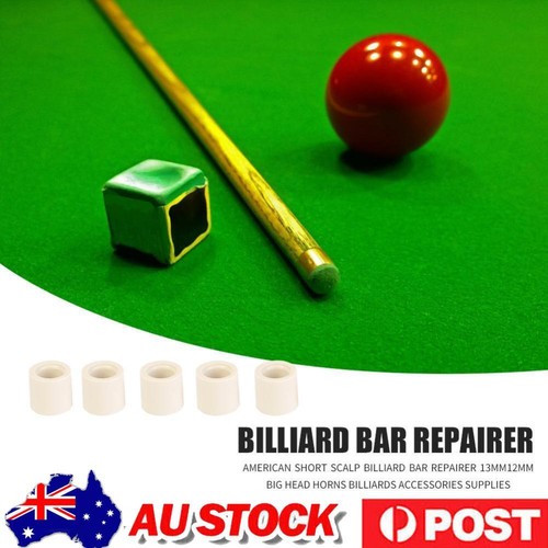 5pcs Billiards Snooker Ferrule ABS Professional Pool Cue Ferrules ...