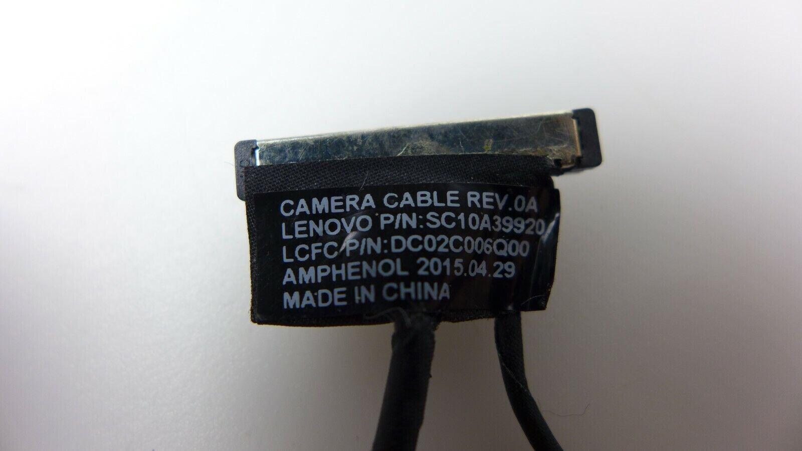 CÂBLE DE CAMÉRA WEBCAM LENOVO THINKPAD X240 X250 X260 DC02C006Q00 ...