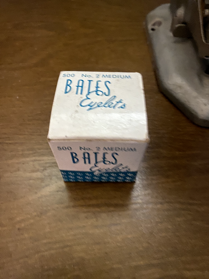 Vintage Bates Eyelets Automatic Eyeleter Hand Press Punch Press Tool | eBay