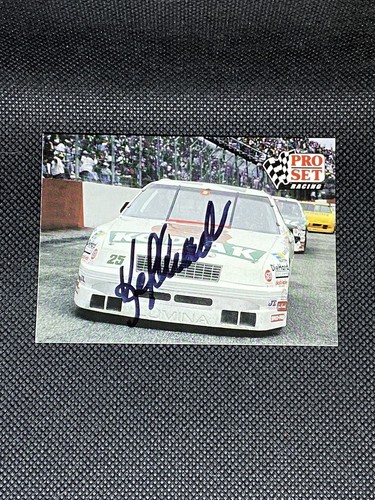 Ken Schrader 1991 Pro Set Racing #51 NASCAR Signed Auto Autographed ...