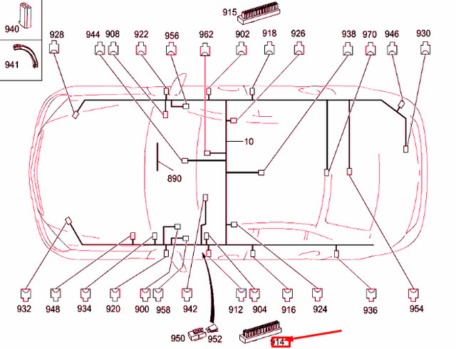 Mercedes-Benz C W204 Distributor Block A0045468140 OEM for sale online ...