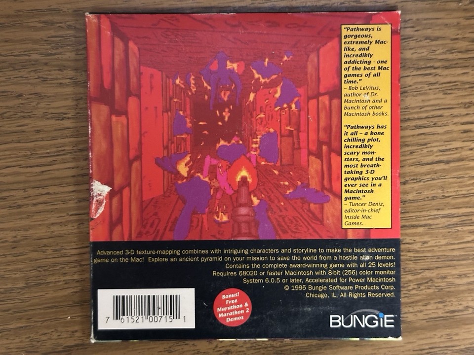 BUNGIE Pathways Into Darkness - EXTREMELY RARE - MAC | eBay