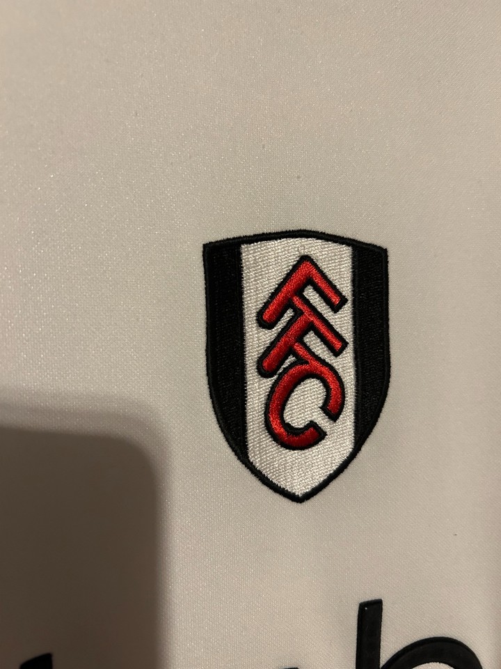Fulham 2003-2005 Home Shirt LOUIS SAHA 8 Flock Lextra Prem Patches XL ...