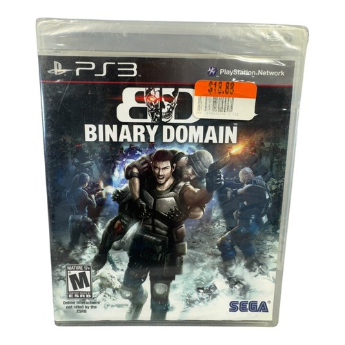 Binary Domain (Sony PlayStation 3 PS3, 2012) Brand New Sealed Sci-Fi Shooter 10086690538 | eBay