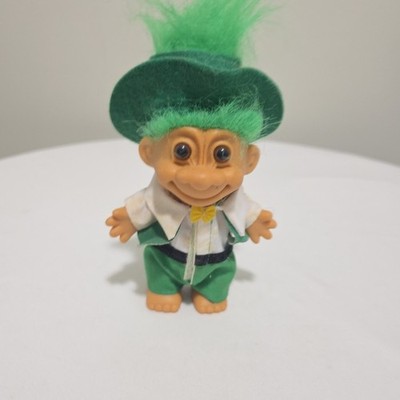 Vintage Troll Doll Leprechaun Irish St Patrick's Troll Doll RUSS Green ...