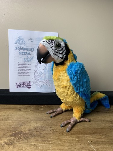 FurReal 2006 Friends Squawkers McCaw Interactive Talking Parrot Bird ...