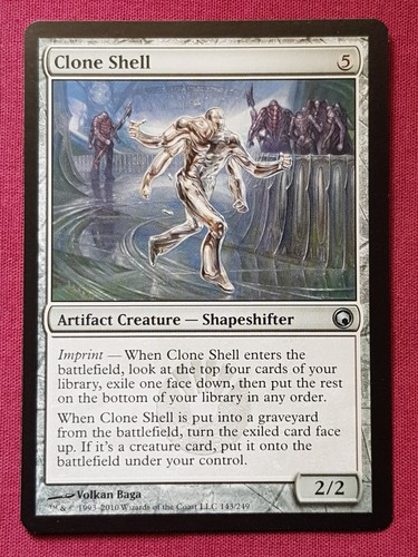 Magic The Gathering SCARS OF MIRRODIN CLONE SHELL artifact card MTG | eBay