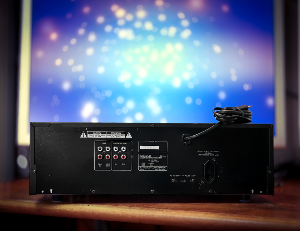Kenwood GE-7030 🌈RaRe🌈 Vintage Digital Stereo Equalizer | eBay