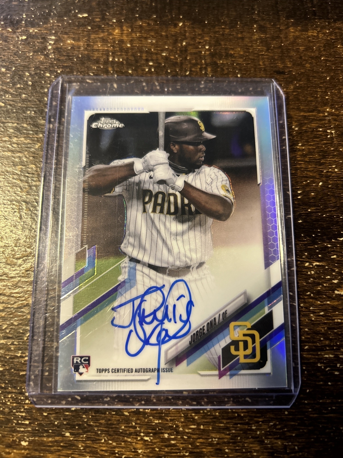 2021 Topps Chrome Jorge Ona Rookie Refractor Auto 402/499 | eBay
