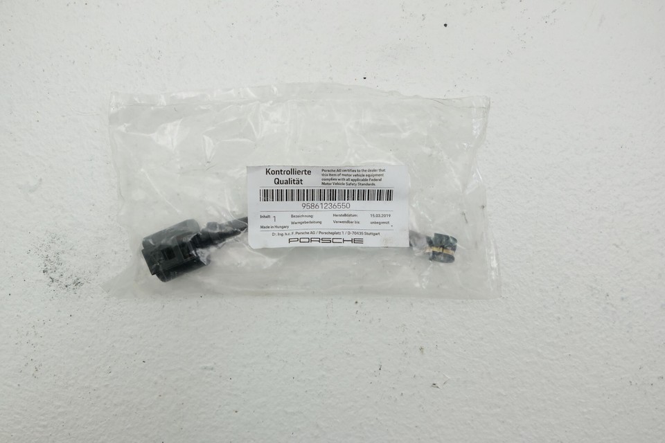 Porsche Warning Contact Brake Pad Wear 95861236550 New NOS Original | eBay