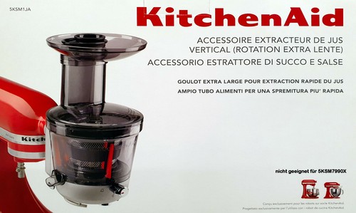 KitchenAid 5KSM1JA Slowjuicer,Entsafter-Aufsatz,-Vorsatz ...