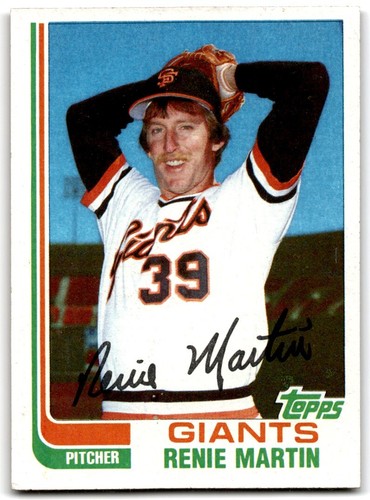 1982 Topps Traded Renie Martin Baseball Cards #66T | eBay