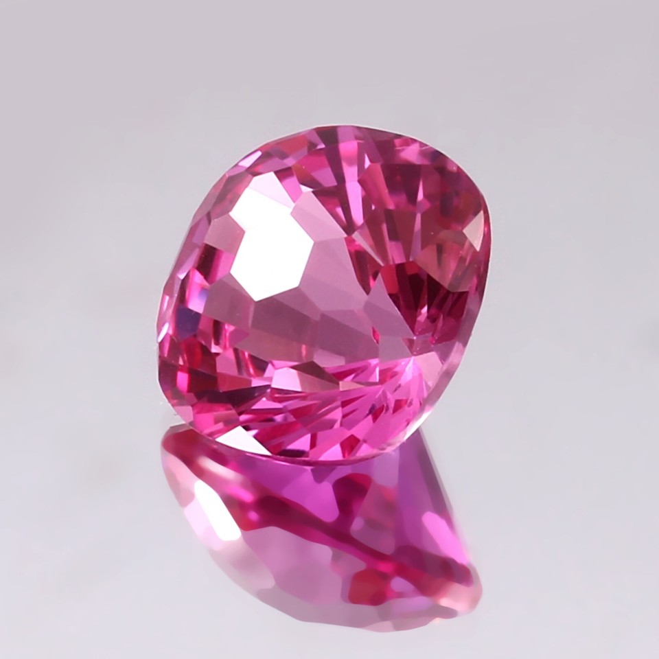 AAA 14x14 MM Natural Ceylon Pink Sapphire Loose Cushion Gemstone ...